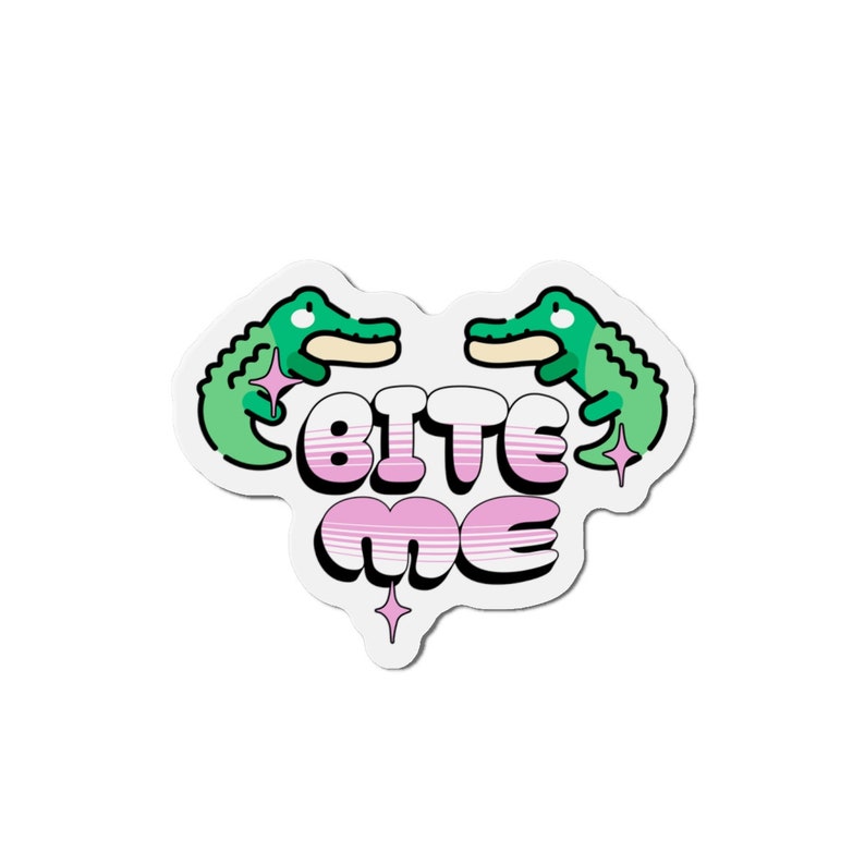 Y2K Magnet, Bite Me Y2K Die-cut Magnet, Y2K Aesthetic Decor, Cyber Y2K ...