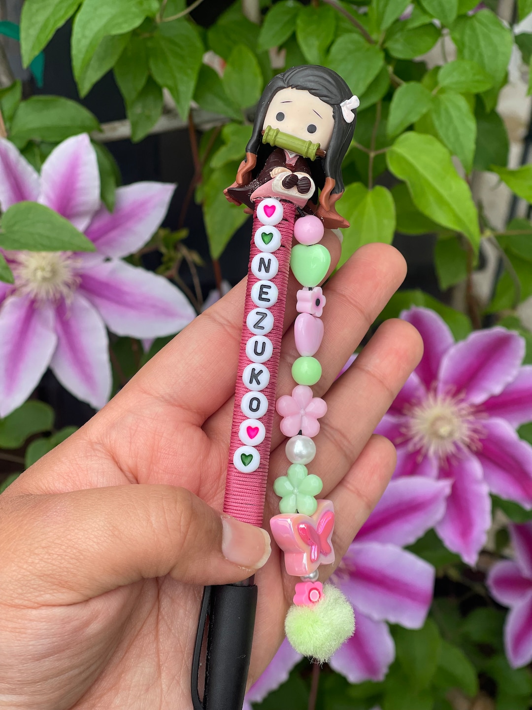 Demon Slayer Nezuko Charm Pen - Etsy