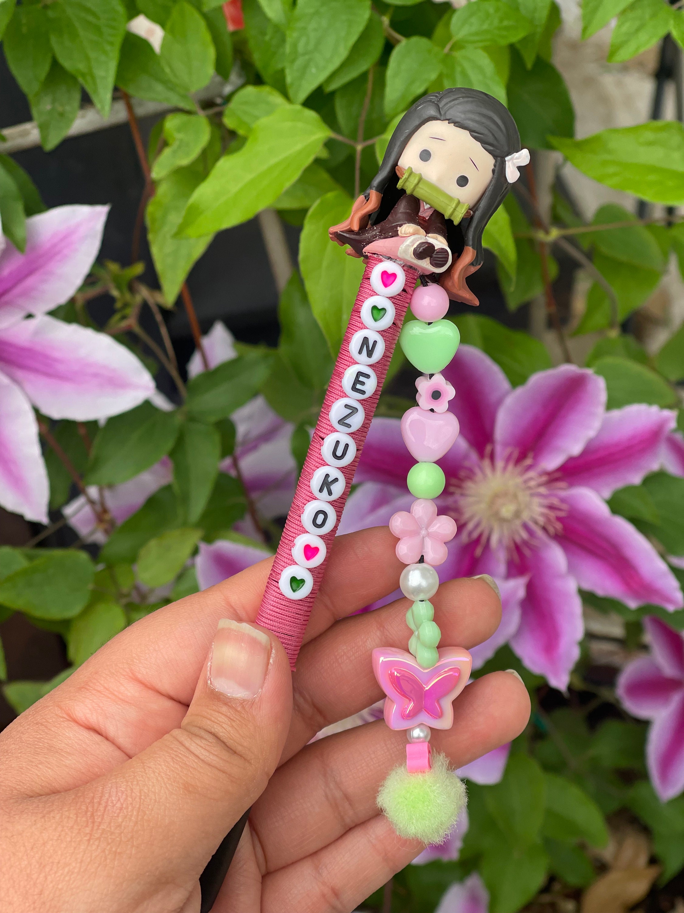 Demon Slayer Nezuko Charm Pen - Etsy