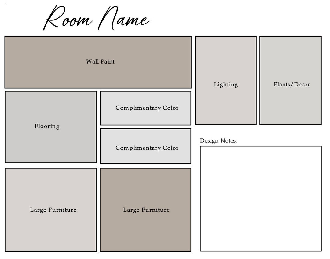 Editable Home Decor Template - Etsy