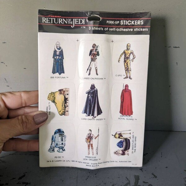 Return of the Jedi Stickers - Etsy