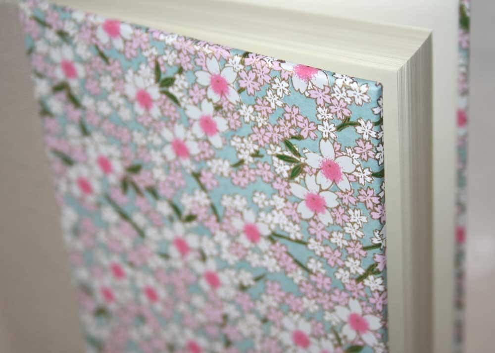 Handbound Unlined Journal Full Bloom Cherry Blossoms Pink | Etsy