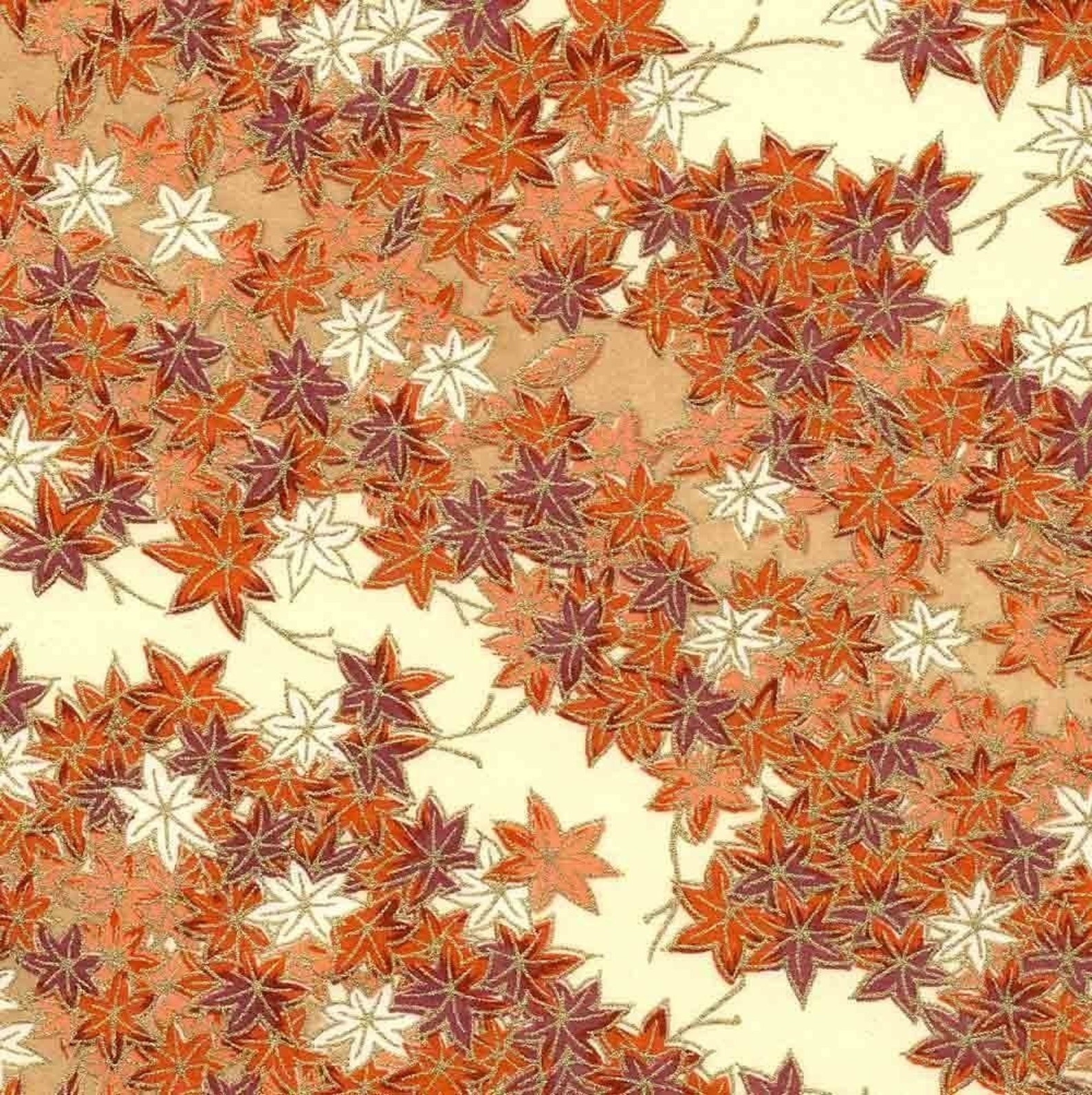 Chiyogami or Yuzen Paper Ripples of Cherry Blossoms Red and - Etsy