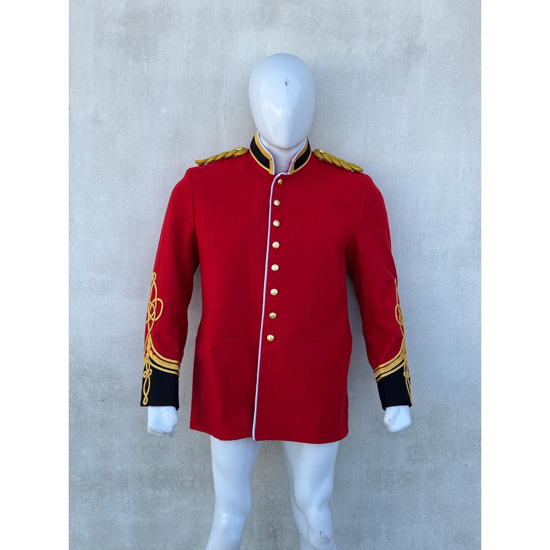 Handmade Zulu War Red Jacket – British Army Military Tunic Wool Coat - Etsy