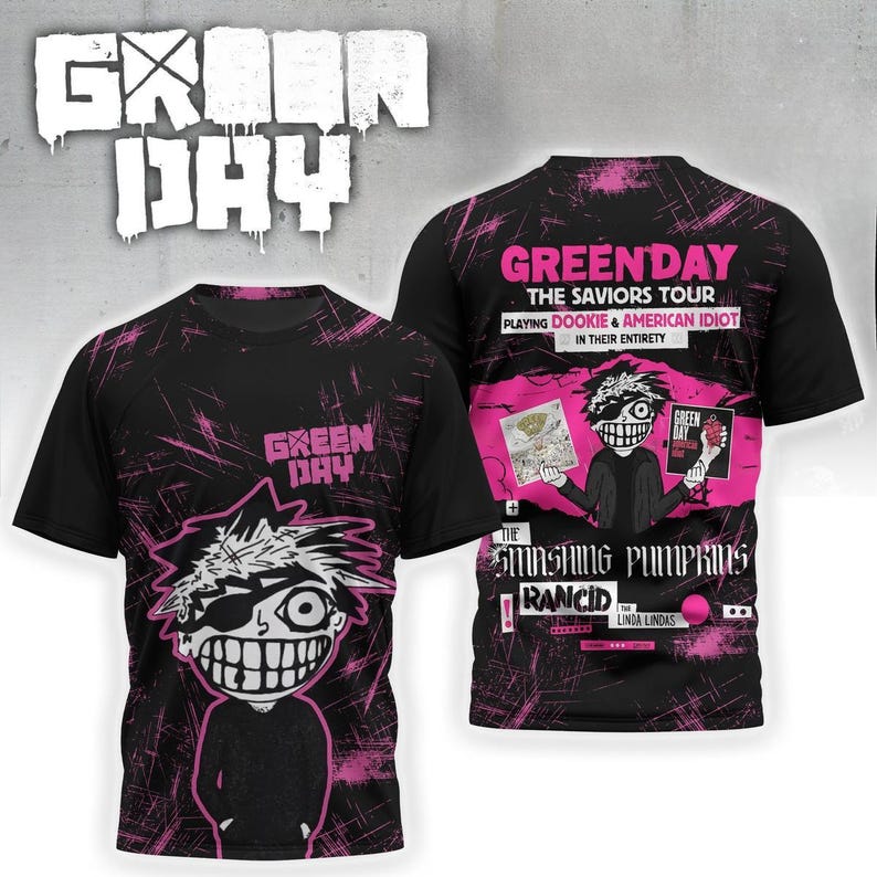 Green Day Tour Shirt, the Smashing Pumpkins Hoodie, the Saviors Tour ...