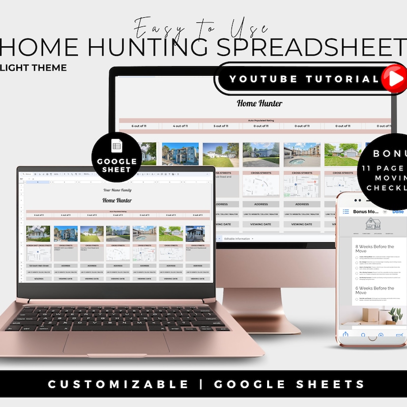 Spreadsheets Home Search - Etsy
