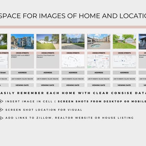 Home Hunting Spreadsheet | Rental, House Search Planner (digital) - Etsy