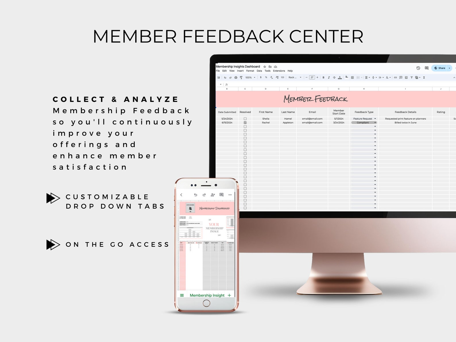 Membership Insights Dashboard | Growth Planning | Online Membership ...