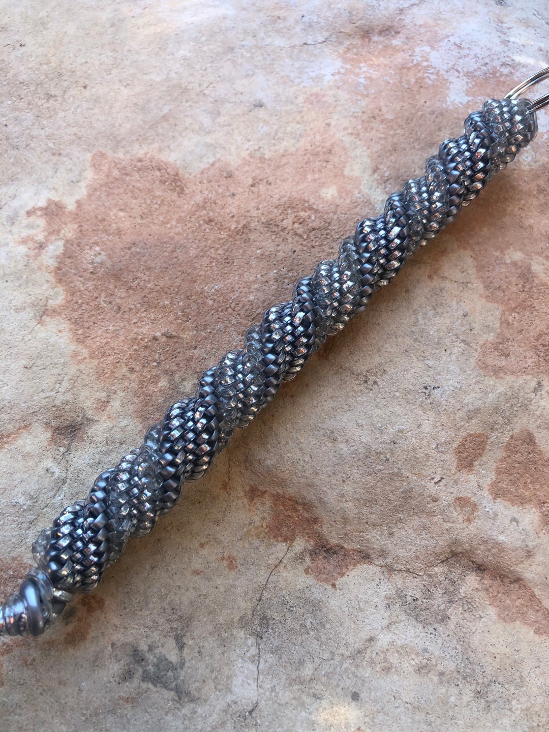 Ready to Ship Woven Keychain Rexlace Plastic Lace Scoubidou - Etsy