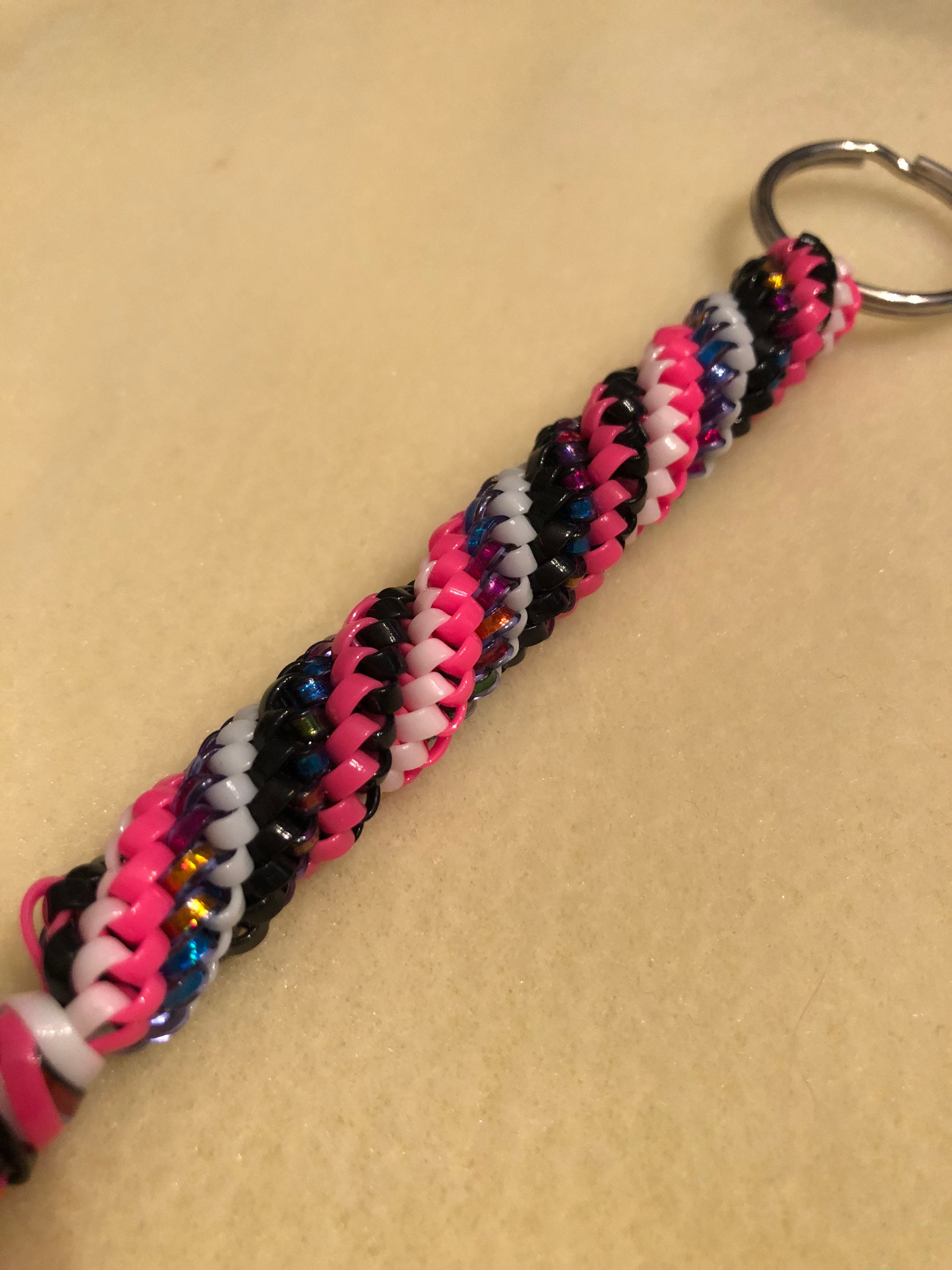 Ready to Ship Woven Keychain Rexlace Plastic Lace Scoubidou Scoubi ...