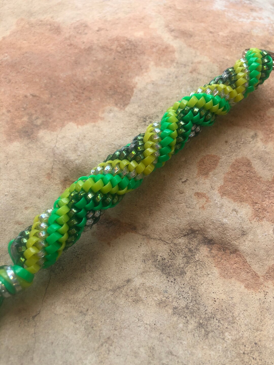 Listo para enviar Llavero tejido Rexlace Encaje de plástico Scoubidou ...