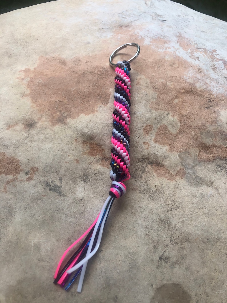 Ready to Ship Woven Keychain Rexlace Plastic Lace Scoubidou Scoubi ...