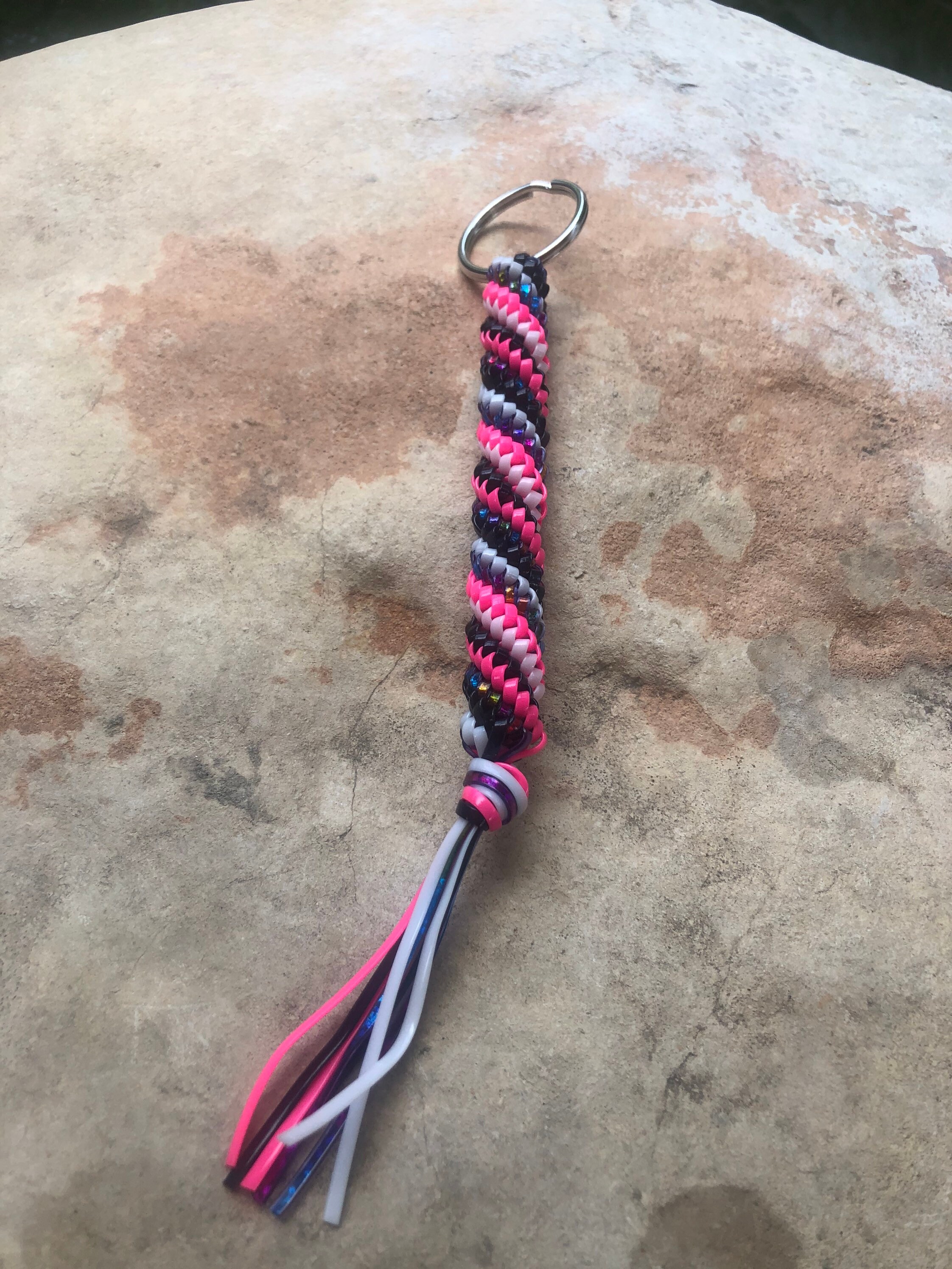 Ready to Ship Woven Keychain Rexlace Plastic Lace Scoubidou Scoubi ...