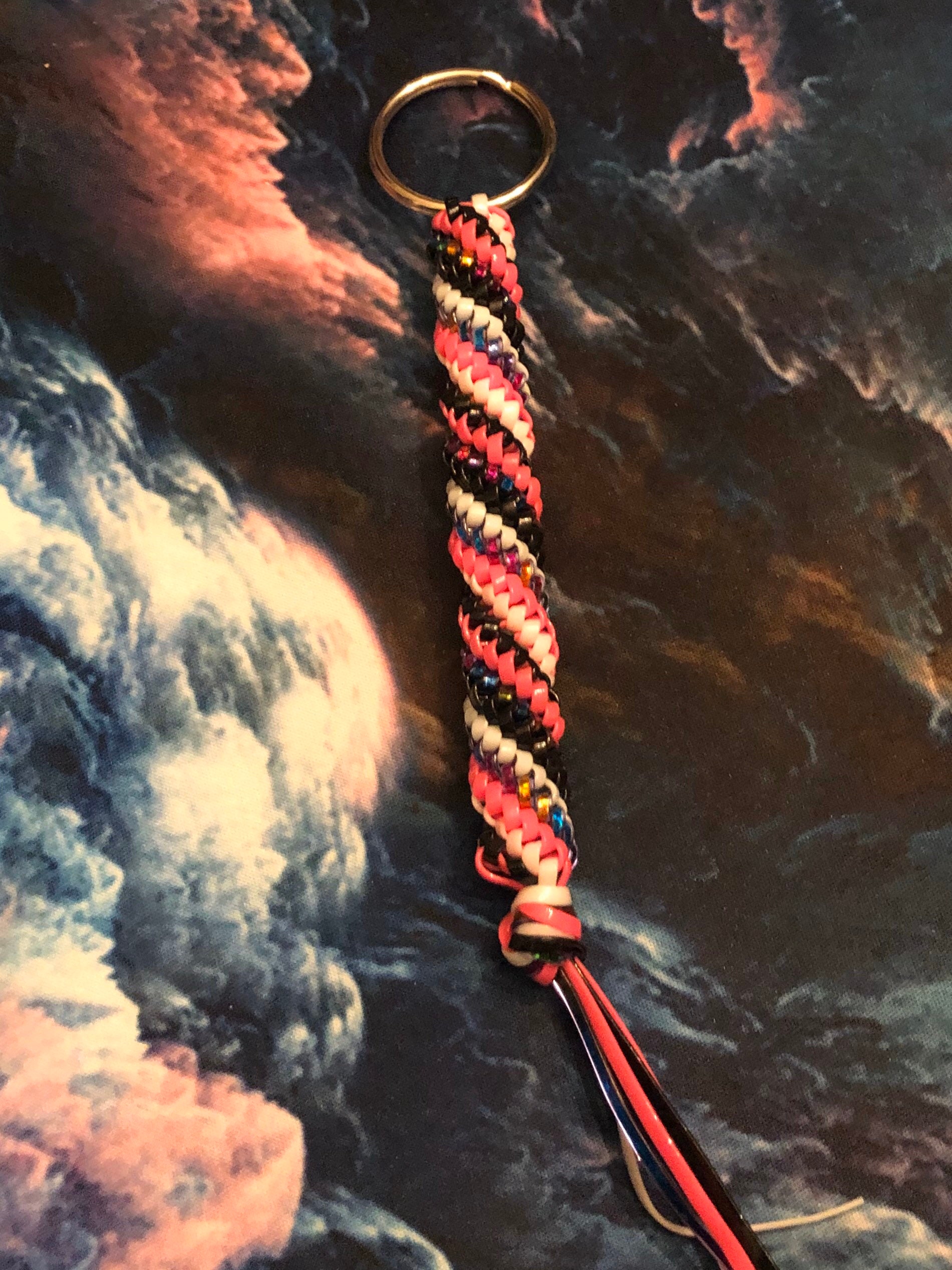 Ready to Ship Woven Keychain Rexlace Plastic Lace Scoubidou Scoubi ...