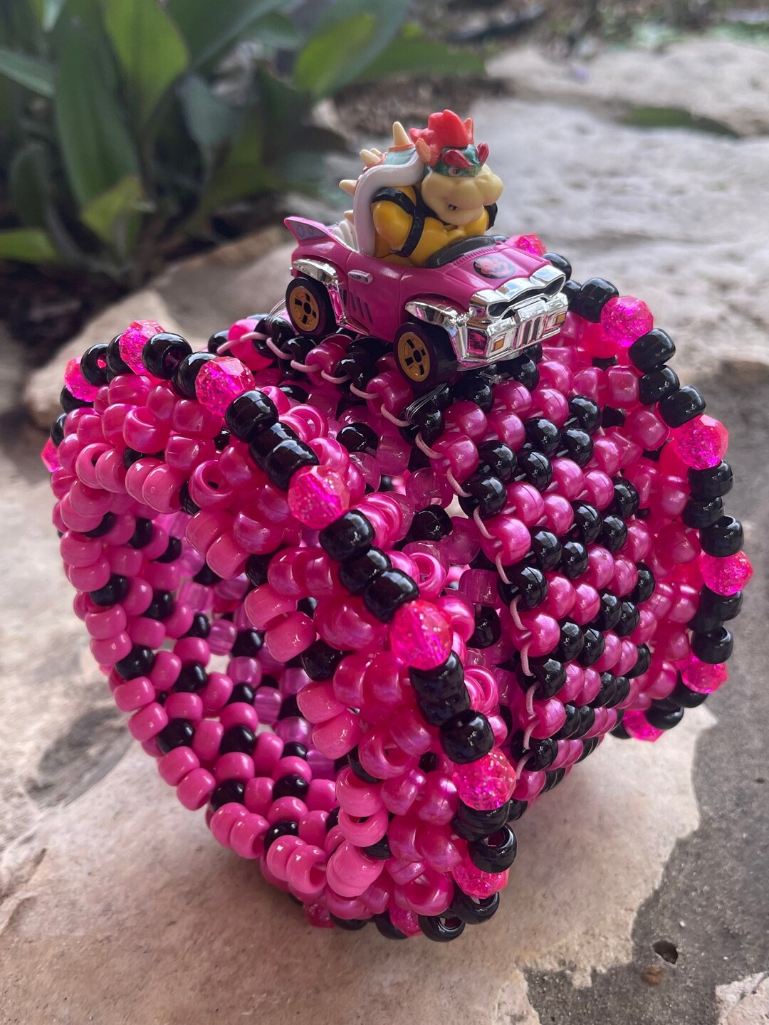 Mario Kart Bowser Kandi Cuff Bracelet - Etsy