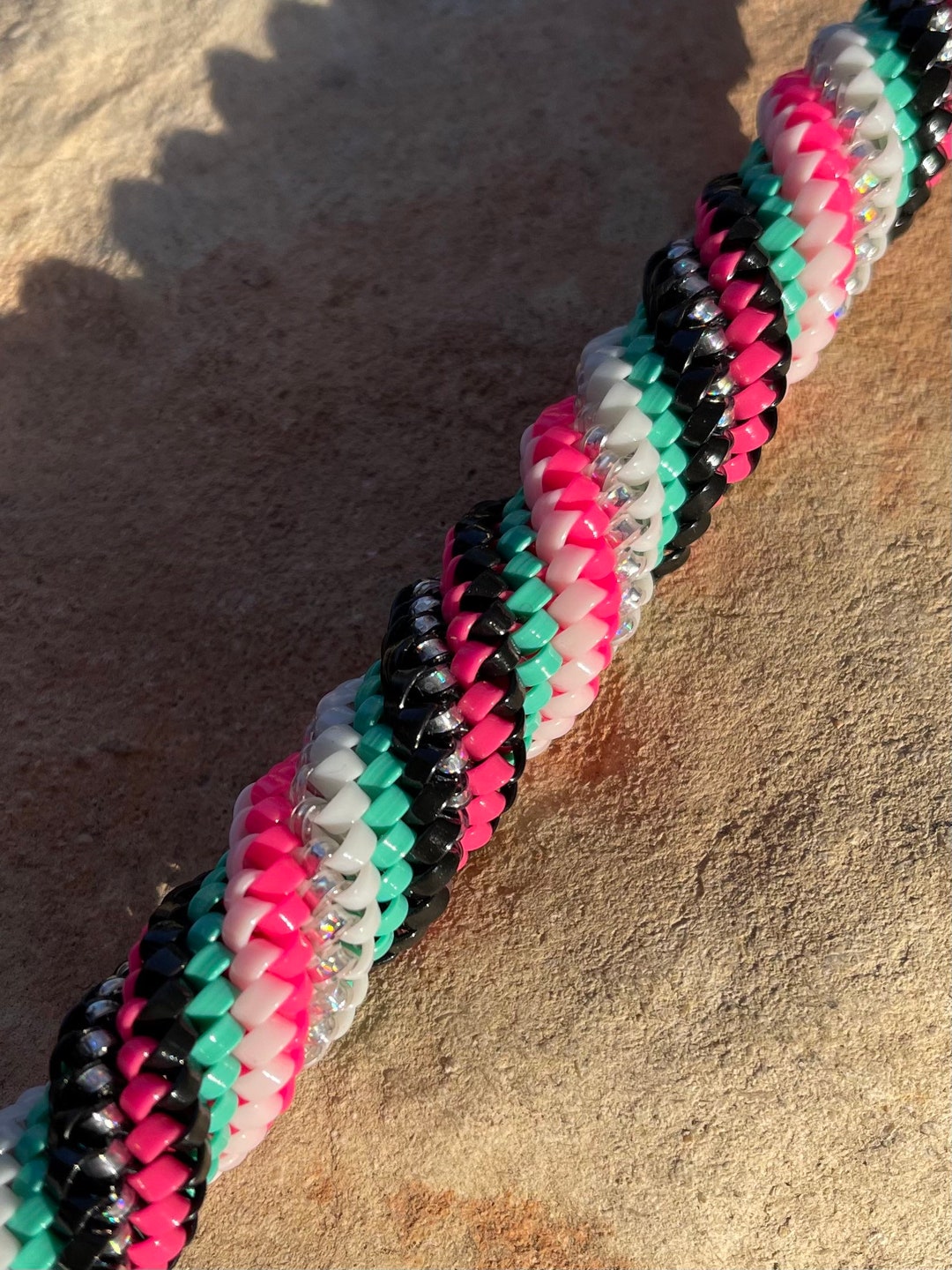 Made to Order Woven Keychain Rexlace Plastic Lace Scoubidou Scoubi ...