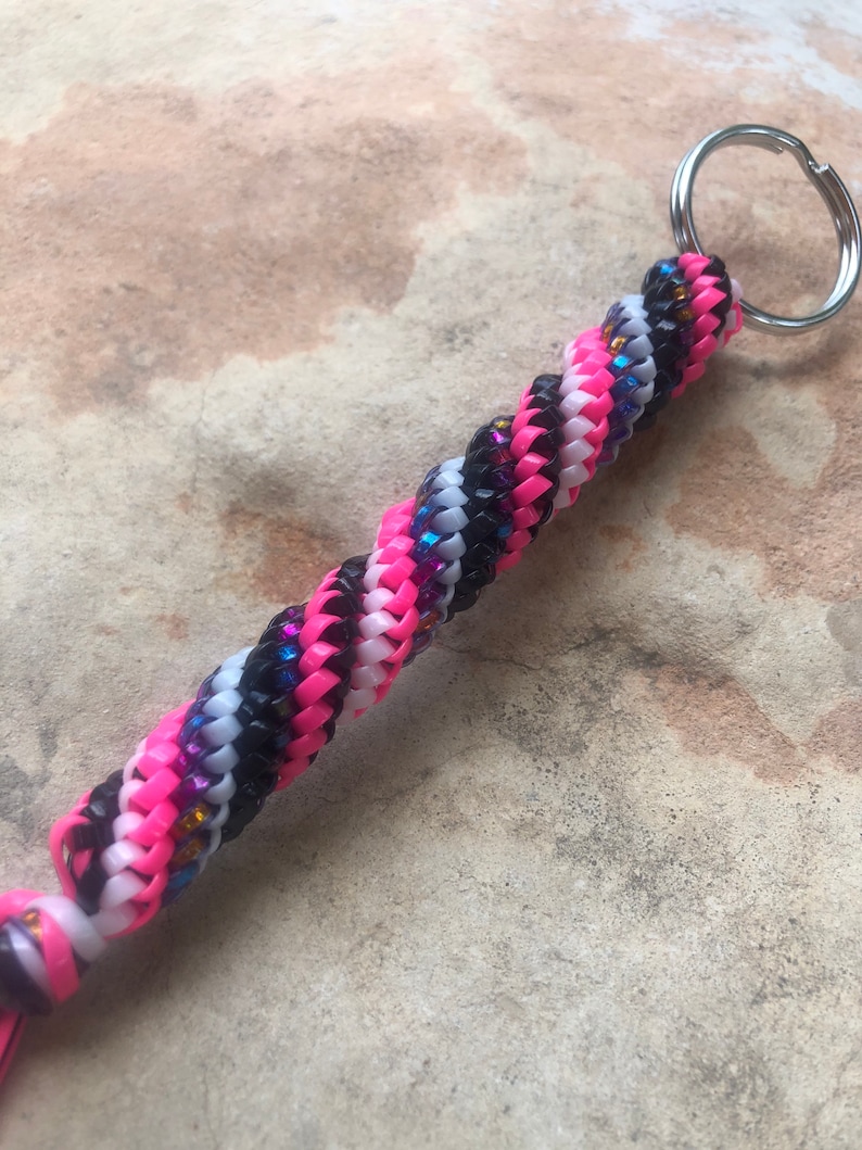 Ready to Ship Woven Keychain Rexlace Plastic Lace Scoubidou Scoubi ...