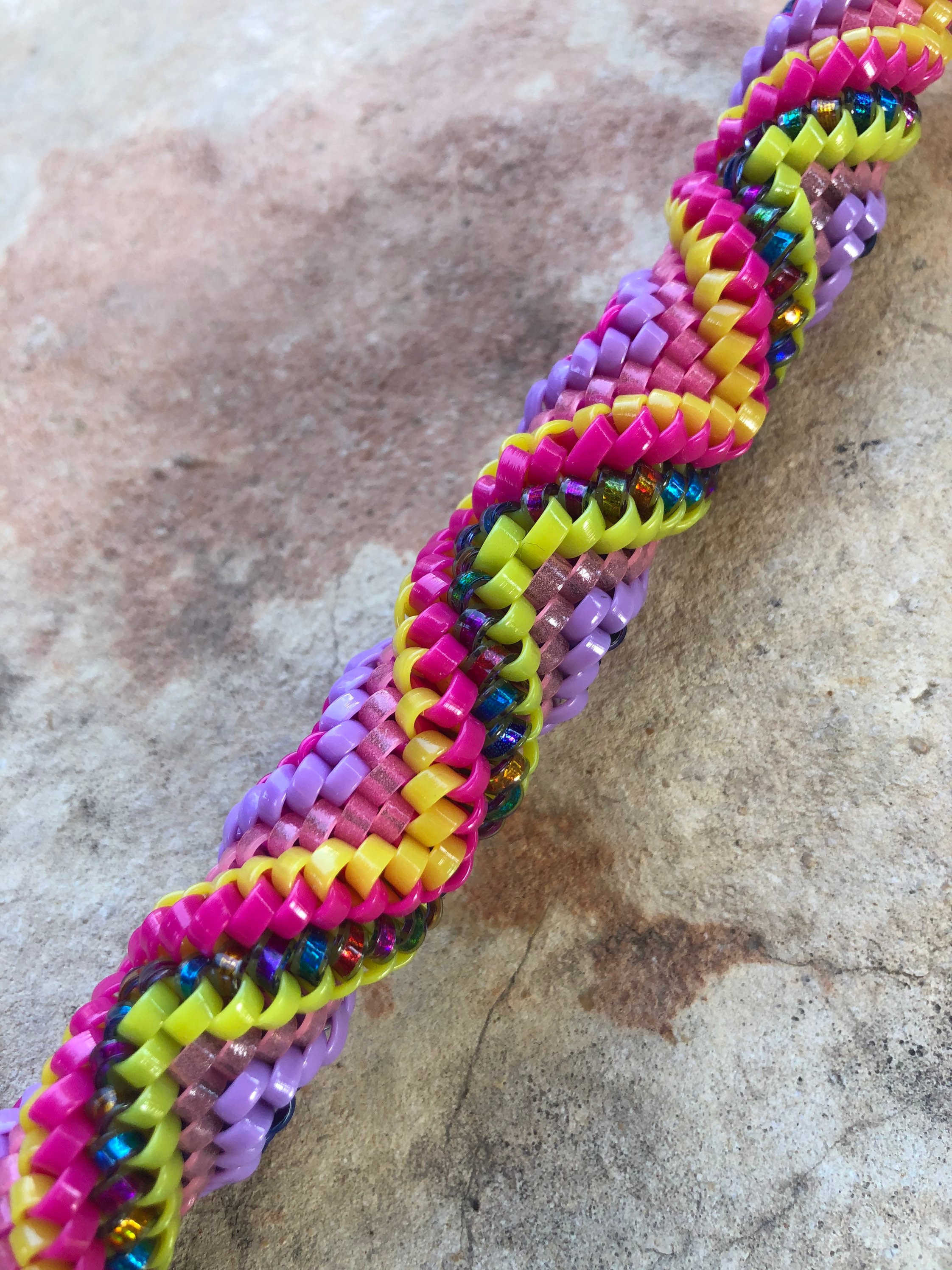 Made to Order 5 String Switch Back Stitch Scoubidou Colorful Boondoggle ...