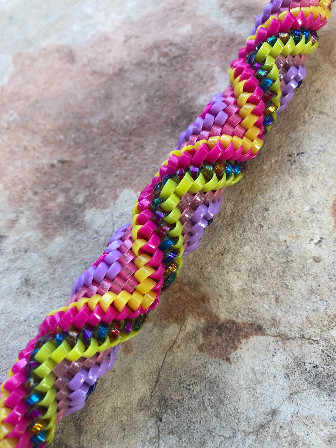 Made to Order 5 String Switch Back Stitch Scoubidou Colorful Boondoggle Gimp Rexlace Crafting ...