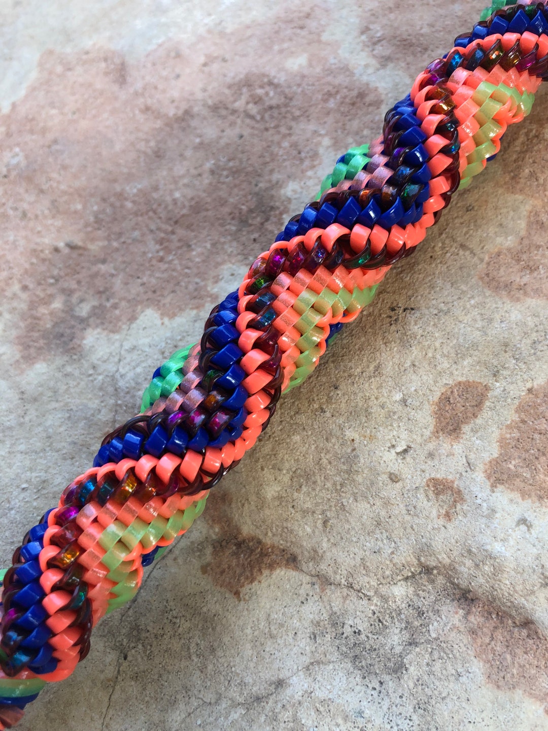 Made to Order 5 String Switch Back Stitch Scoubidou Colorful Boondoggle ...