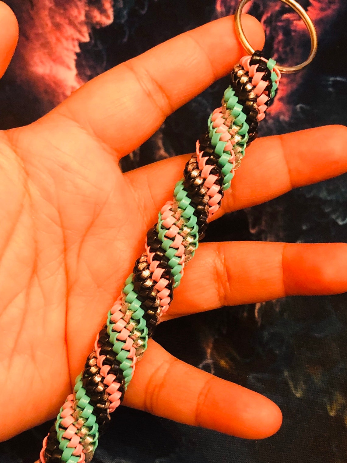 Made to Order 4 String Tornado Stitch Scoubidou Handmade Boondoggle ...