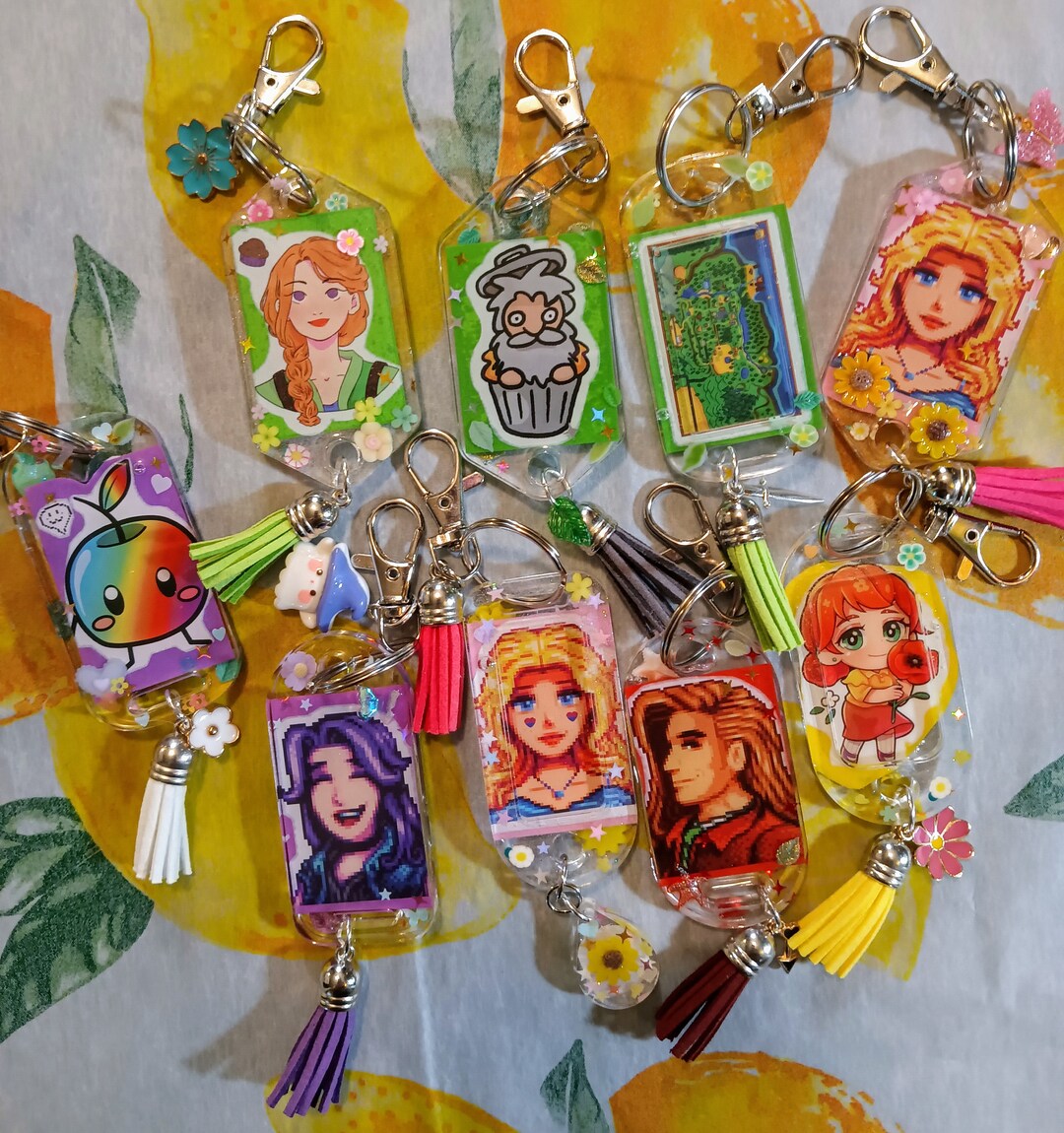 Handmade Stardew Valley Keychains - Etsy