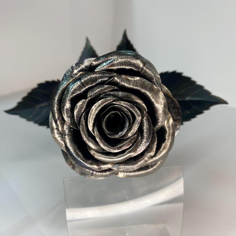 Metal Roses - Etsy
