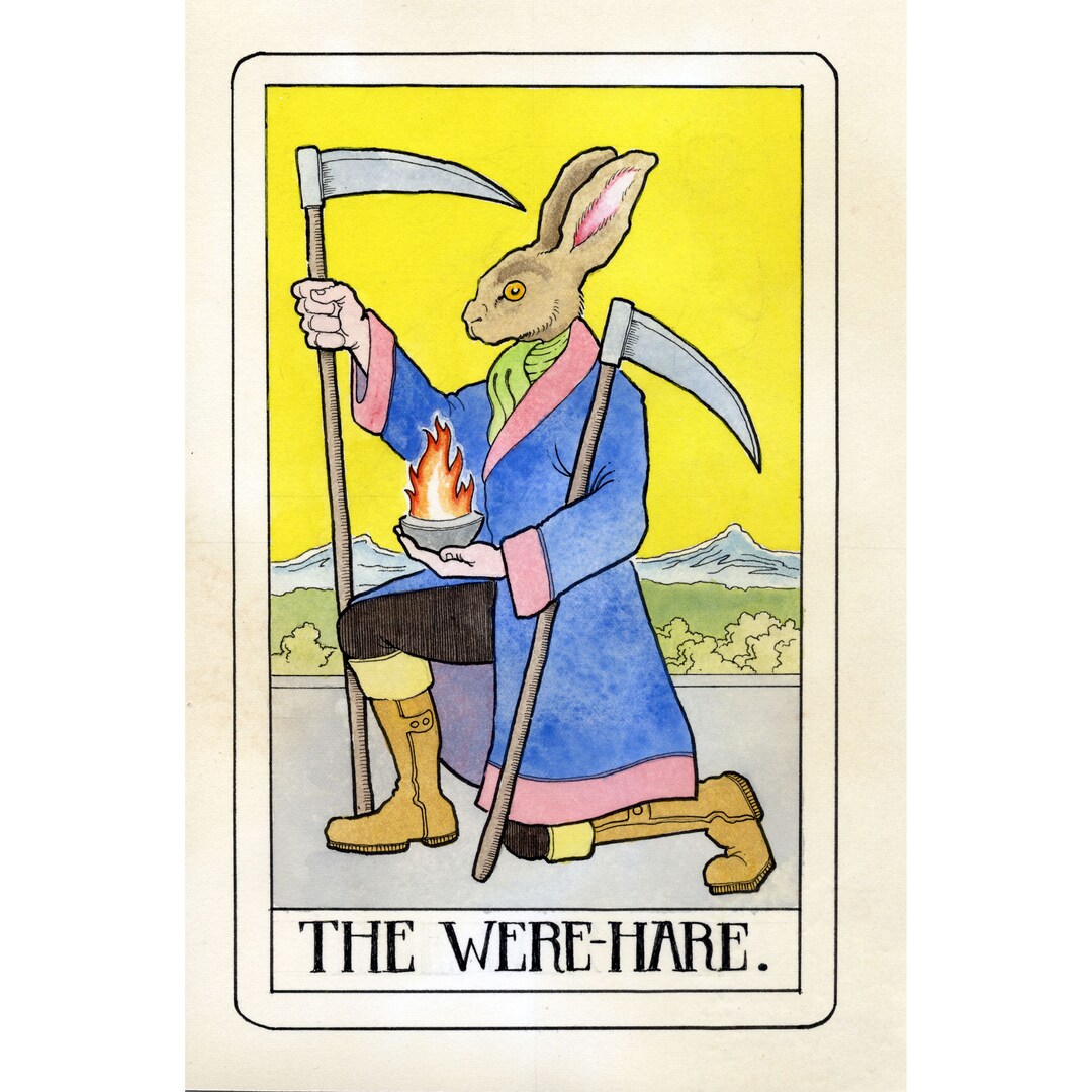 Refractorian Tarot: the Were-hare major Arcana - Etsy