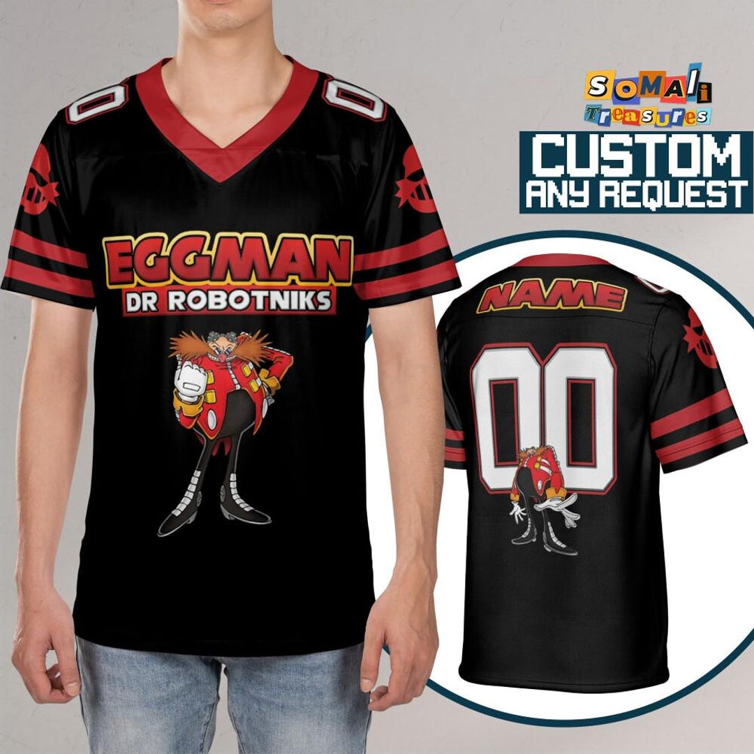 Personalize Eggman Dr Robotnik, Custom Baseball, Sonic the Hedgehog ...