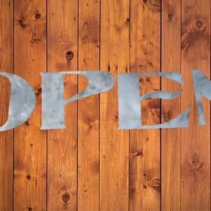 Metal Letters, Steel Cut Sign Letters & Words in Flair Font - Etsy