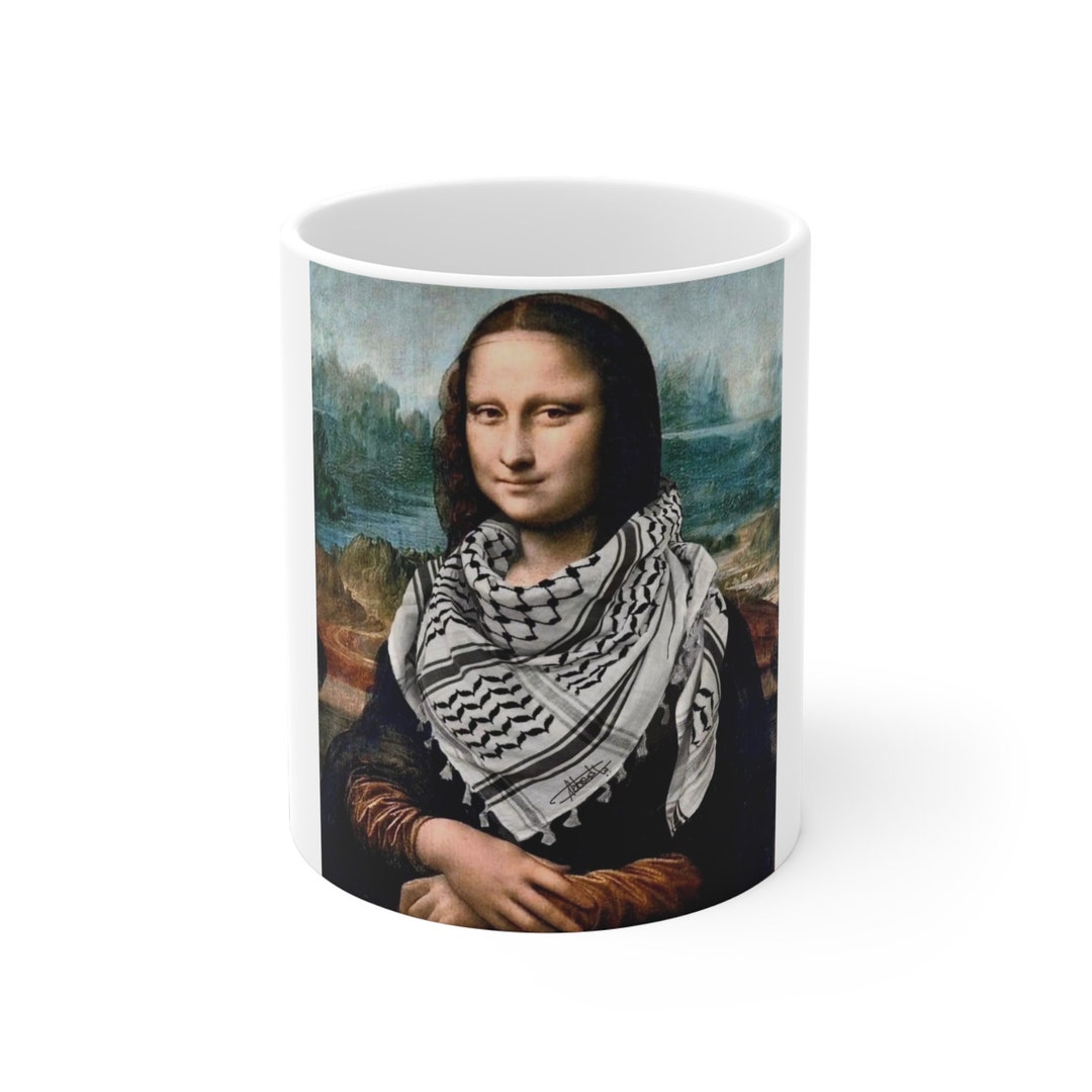 Keffiyeh Mona Lisa Ceramic Mugs (11oz\15oz\20oz) - Etsy