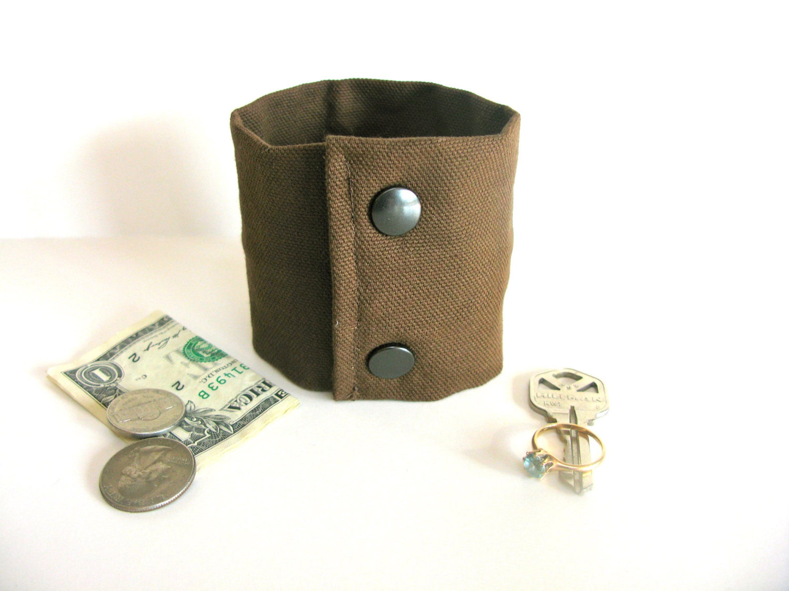Mens Wrist Wallet Cuff- "secret Stash" - Hide Your Cash, Key, Health ...