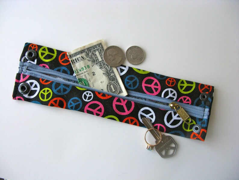 Secret Stash Money Cuff the Colors of Peace Hide Your Cash, Coins, Key ...
