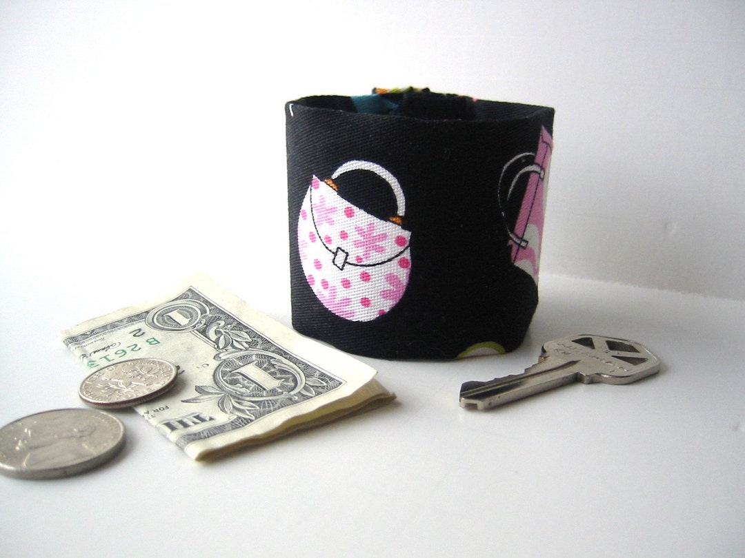 KIDS- Secret Stash Money Cuff- Bag Lady- Hide Your Cash, Lunch Money ...