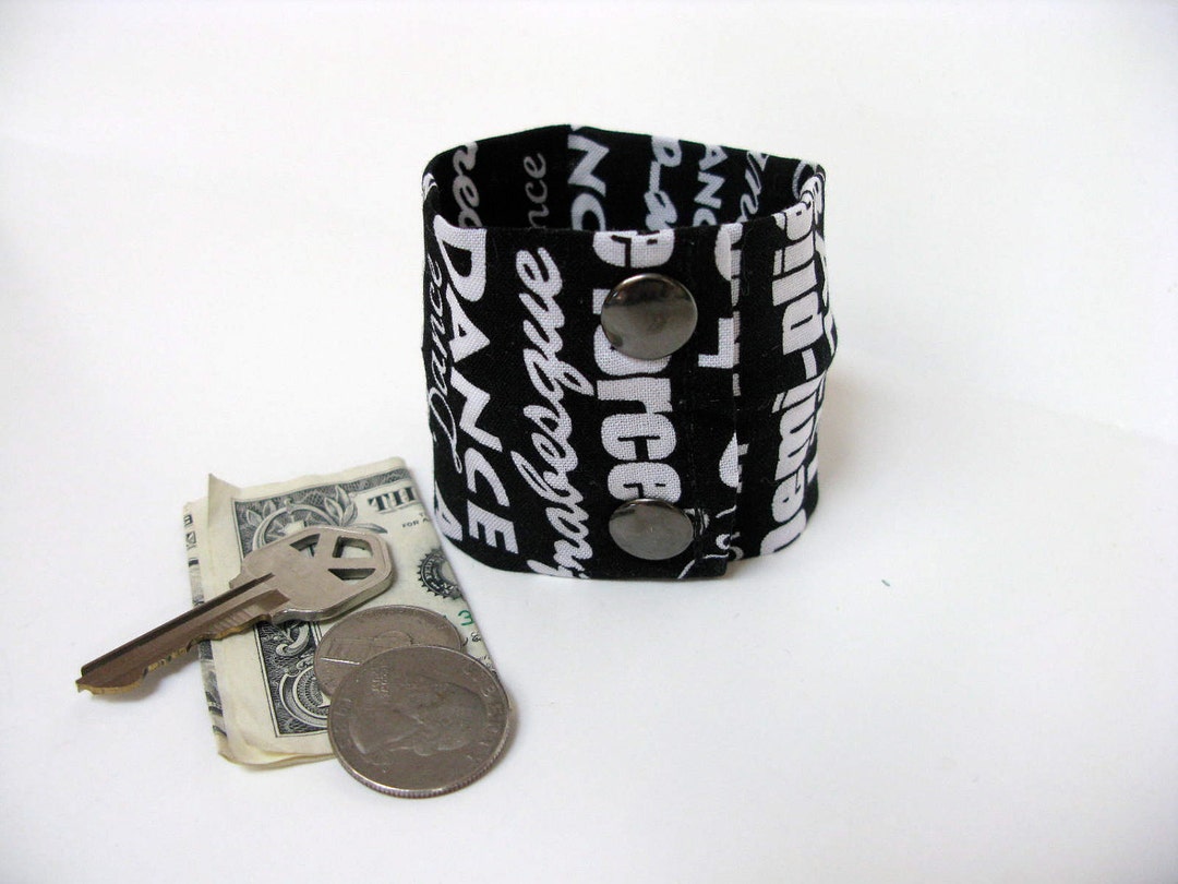 Wrist Wallet Money Cuff- SALE! Secret Stash- the Dancer- Hide Your Cash ...