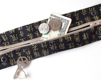 Money Wrist Cuff Secret Stash PARIS Hide Your Cash Key - Etsy