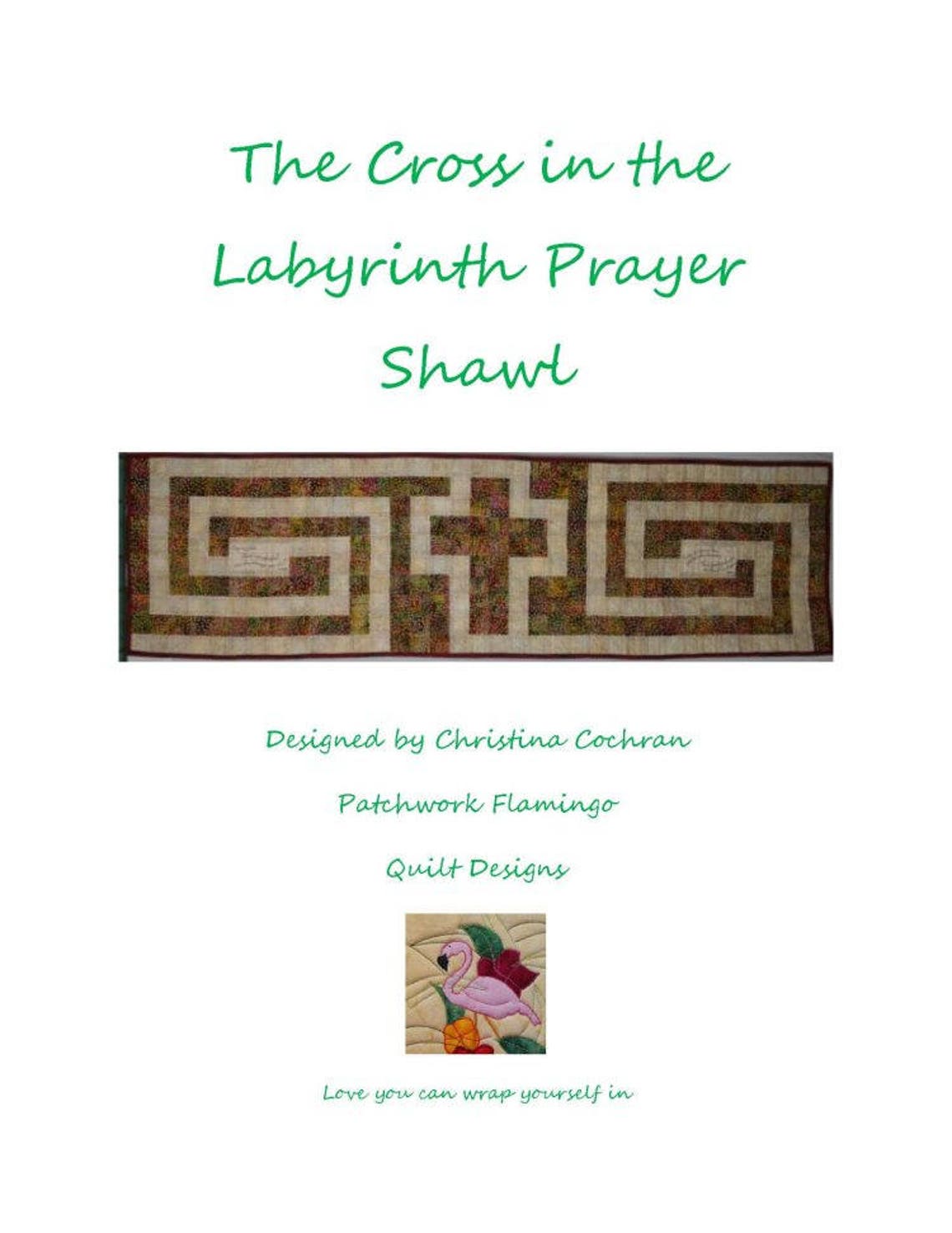 The Cross in the Labyrinth Prayer Shawl Pattern - Etsy