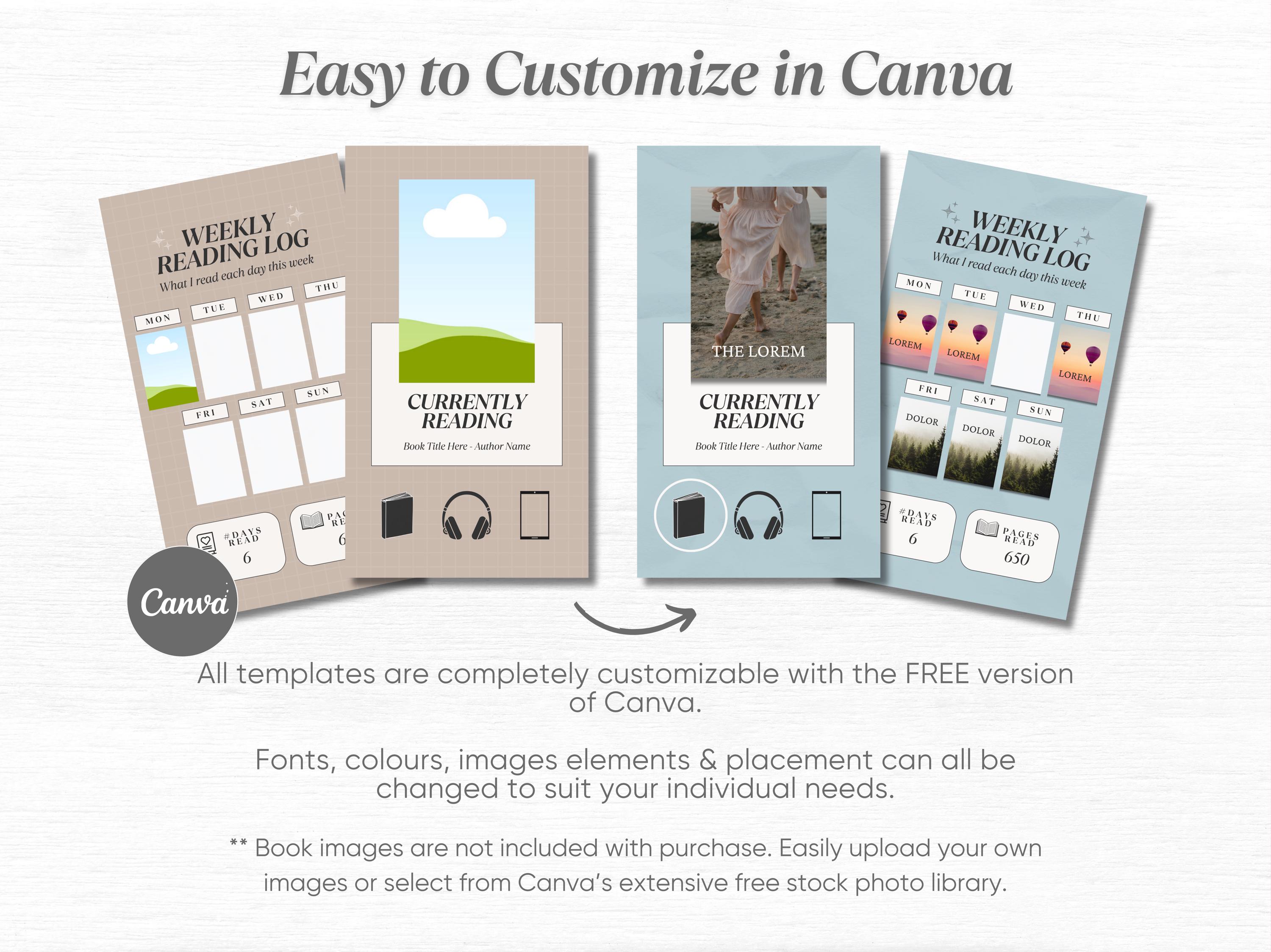 2025 Book Template Bookstagram Story Canva Bookish Insta Book Lover ...