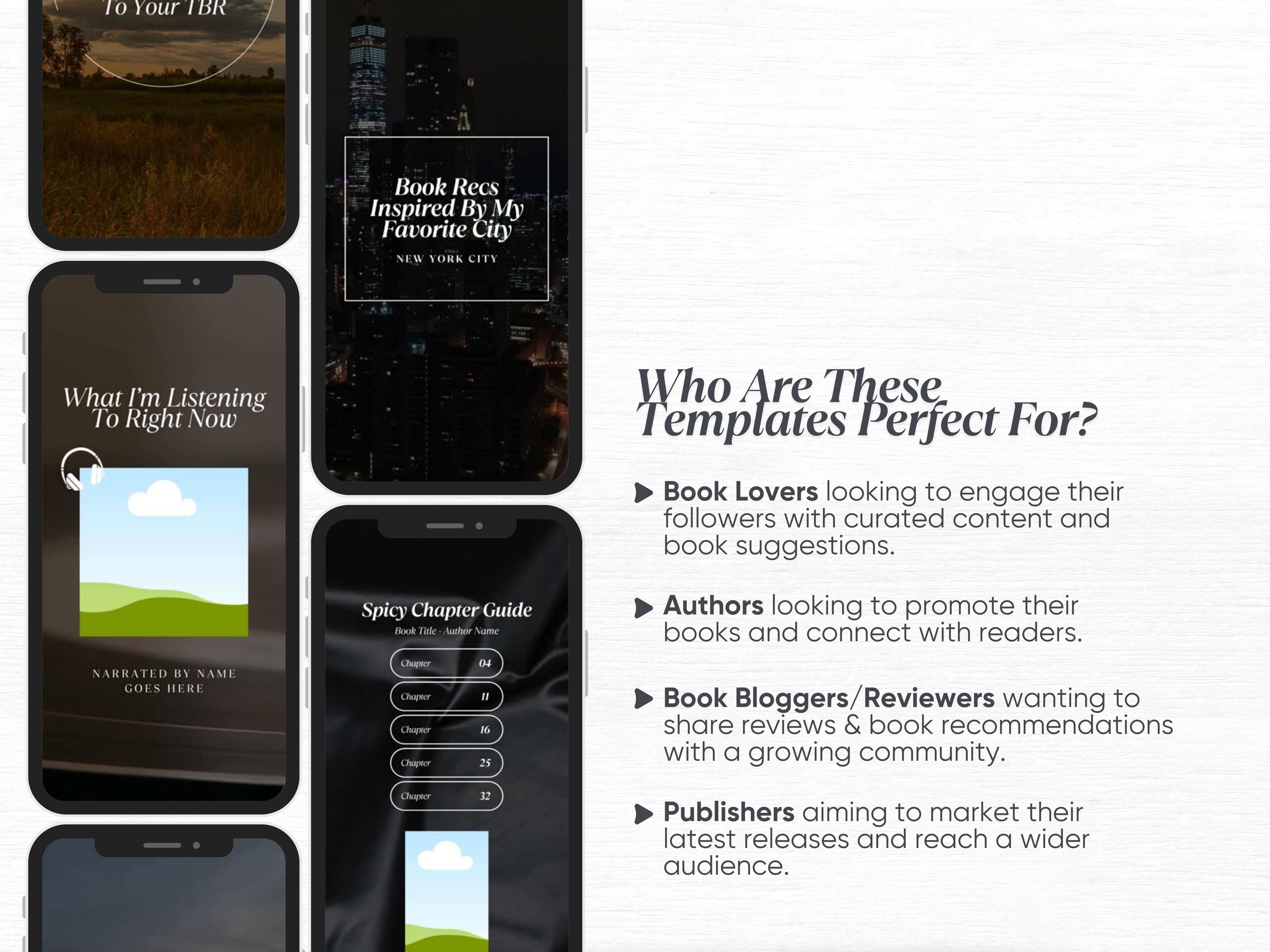 Bookstagram Reel Bookish Reel Template Book Lover Canva Author ...