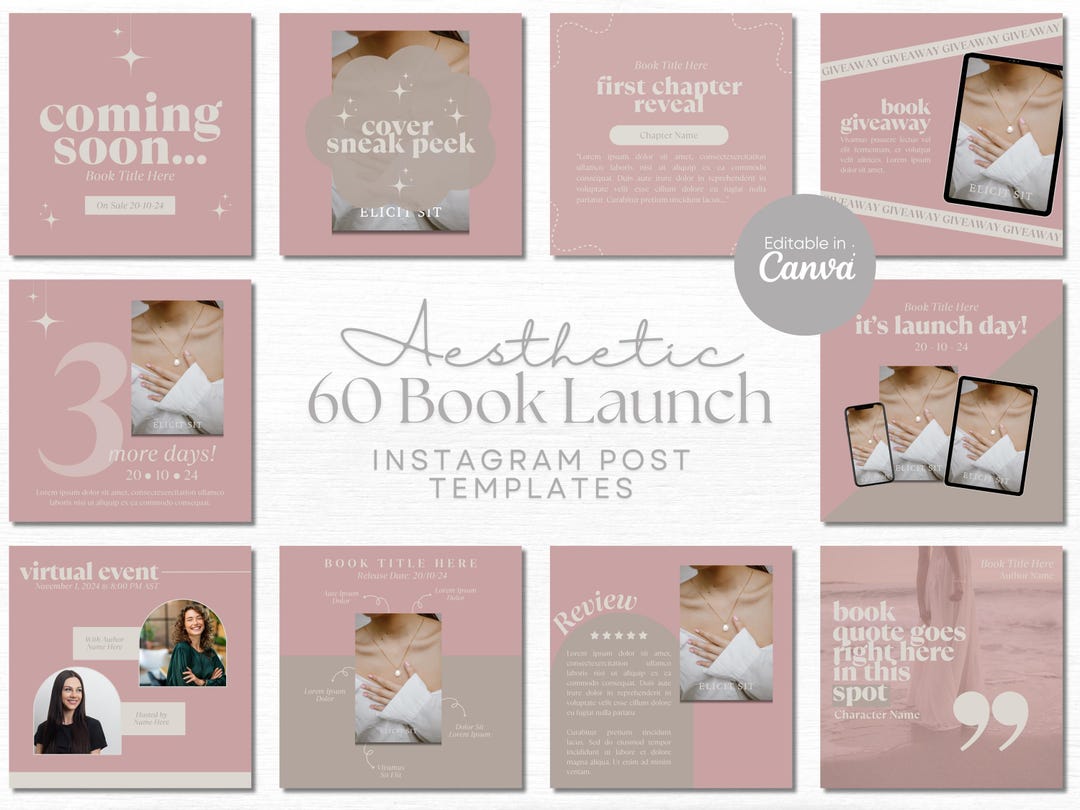Book Launch Instagram Book Release Social Media Author Marketing ...