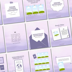 Book Instagram Bookstagram Canva Template Bookish Instagram Book Trope ...