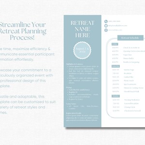 Retreat Marketing Flyer Template Editable Yoga Retreat Invite Printable ...