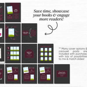 Book Instagram Bookstagram Canva Template Bookish Instagram Book Trope ...