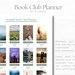 Book Club Planner Template Printable Book Club Tracker Template ...