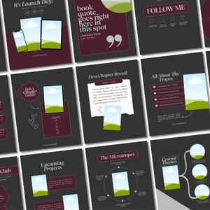 Book Launch Author Instagram Book Release Template Author Social Media ...