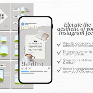 Book Instagram Bookstagram Canva Template Bookish Instagram Book Trope ...