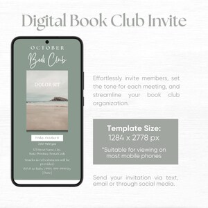 Book Club Planner Template Printable Book Club Tracker Template ...