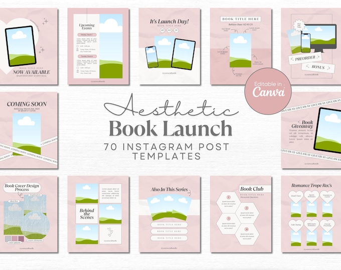 Book Instagram Bookstagram Canva Template Bookish Instagram Book Trope ...