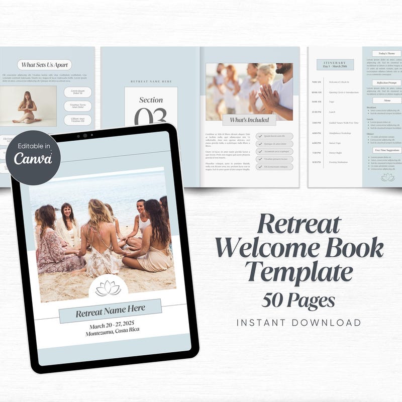 Welcome Packet Template - Etsy