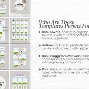 Book Instagram Bookstagram Canva Template Bookish Instagram Book Trope ...